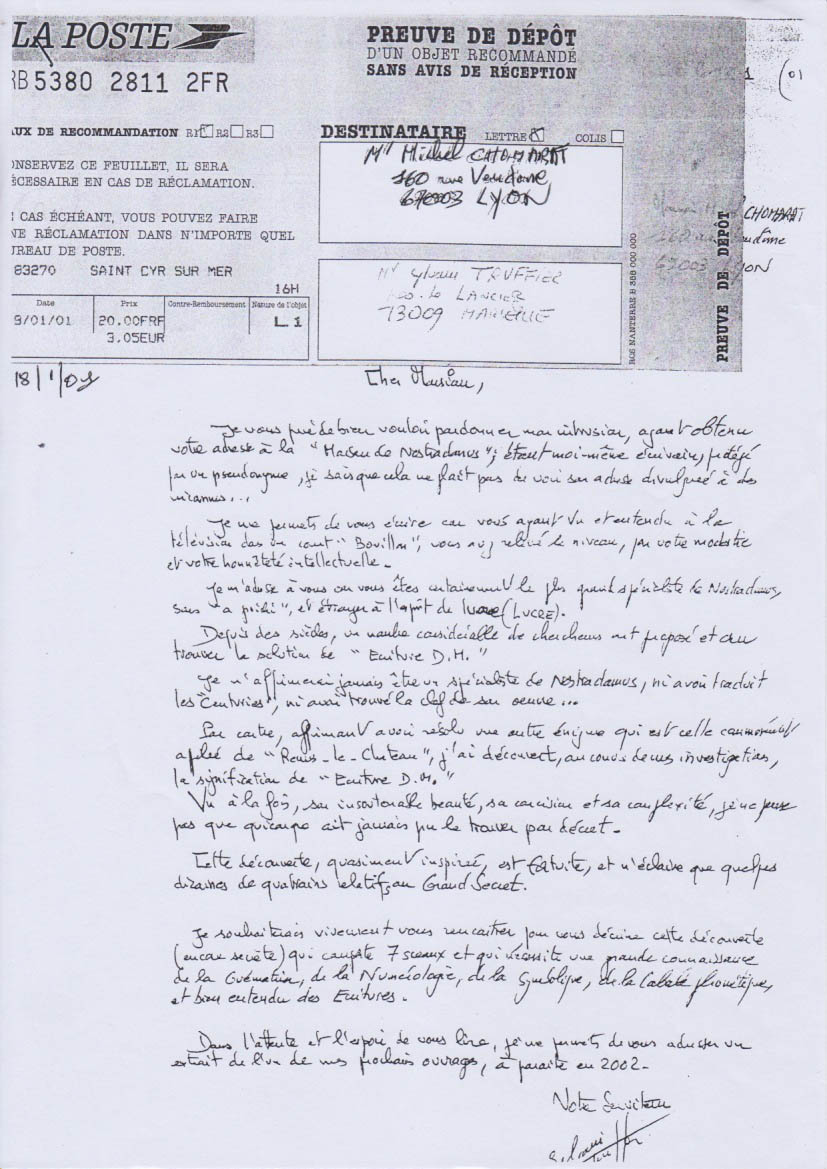 Correspondance - Ulpian Theory